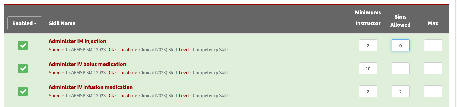 Sims Values vs. Sims Allowed – Platinum Education Knowledgebase