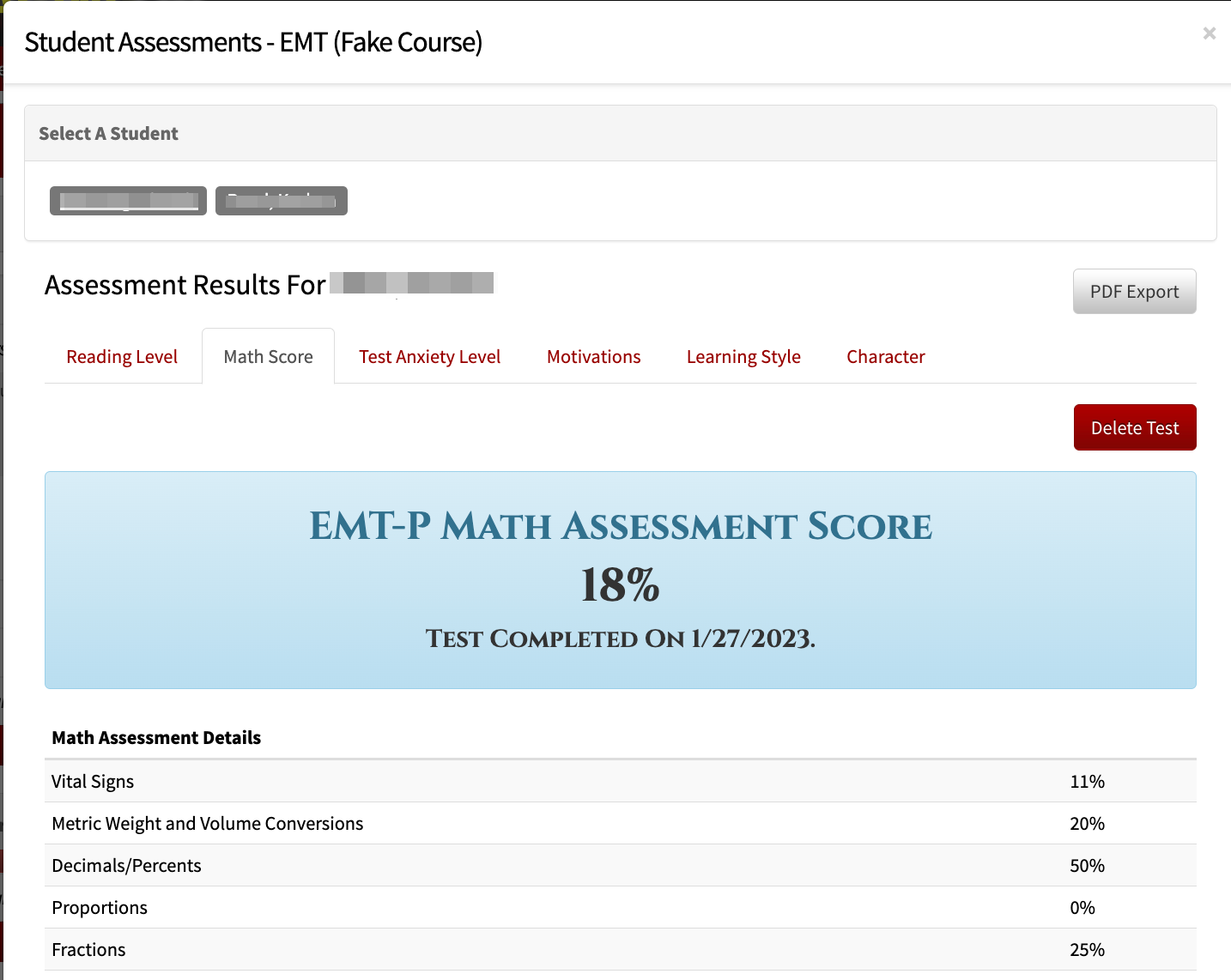 (Admin) Assessment Testing: Enrollment, Viewing Tests, Approving ...