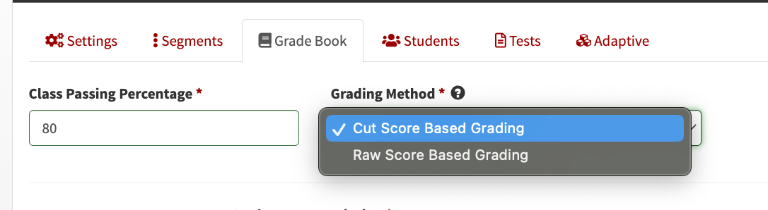(School) Grading Method: Cut Score vs. Raw Score [Testing] – Platinum ...