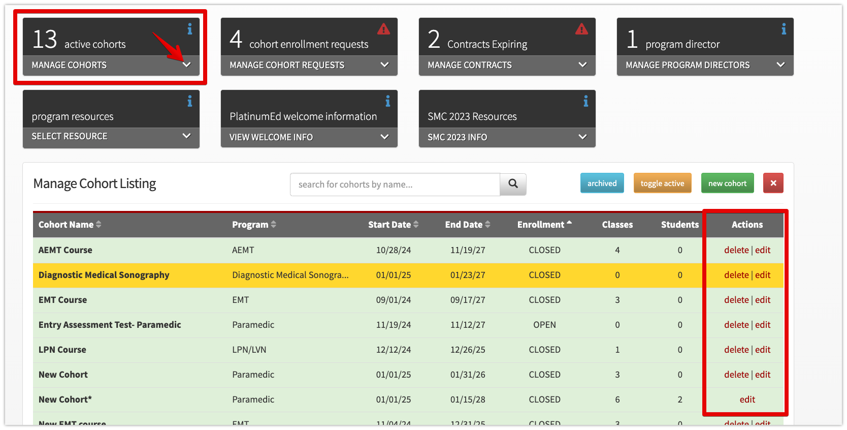 (School) Enabling Testing (Creating and Cloning Testing Cohorts ...