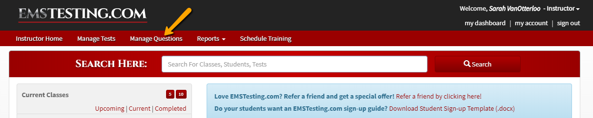 (Instructor) Creating Questions in EMSTesting or Platinum Tests ...