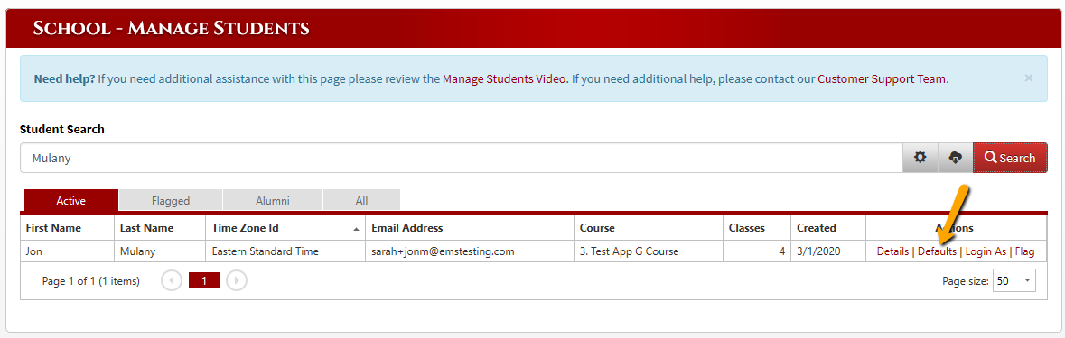 (School) Adjusting Defaults- Giving students credit for hours and ...