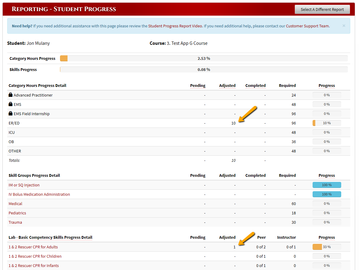 (School) Adjusting Defaults- Giving students credit for hours and skills completed outside of ...