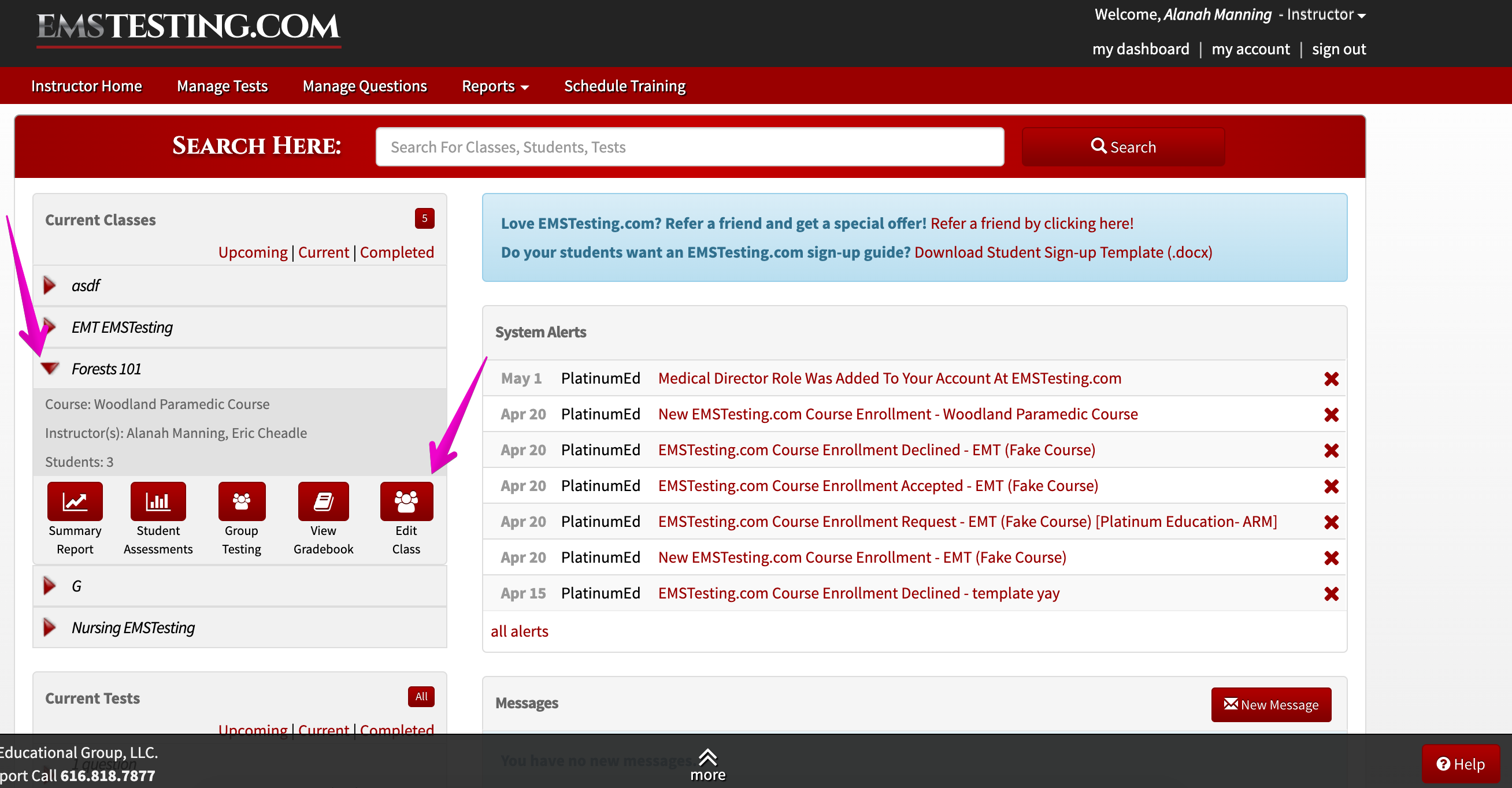 (Instructor) Editing Test Settings [Testing] – Platinum Education ...