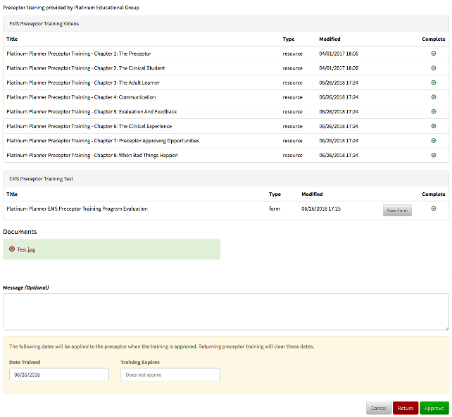(Instructor) Manage Preceptor Training [EMS] – Platinum Education ...