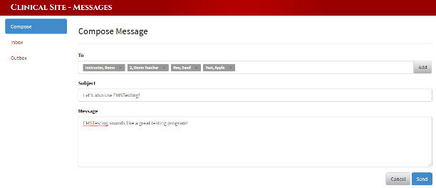 (Clinical Shared Site) Messages – Platinum Education Knowledgebase