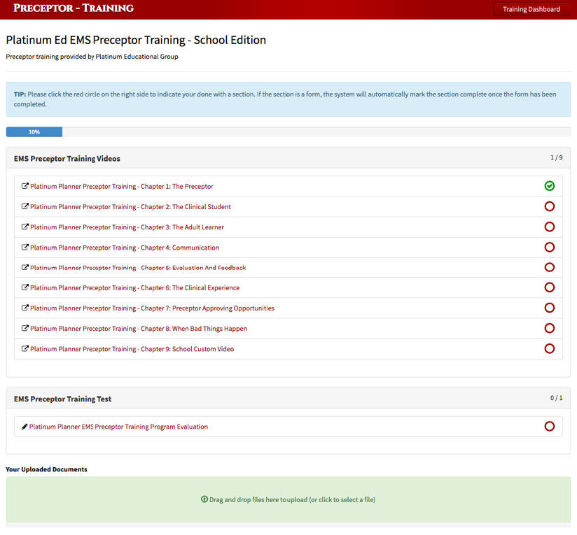 (Preceptor) Training – Platinum Education Knowledgebase