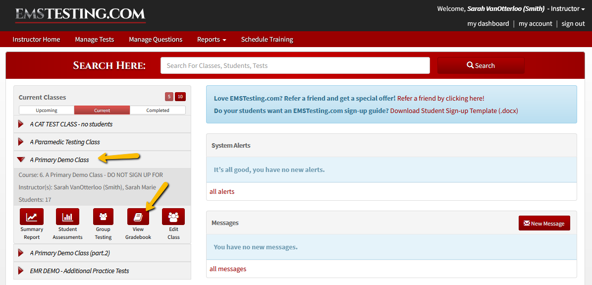 (Instructor) Editing a Score in the Grade Book – Platinum Education Knowledgebase