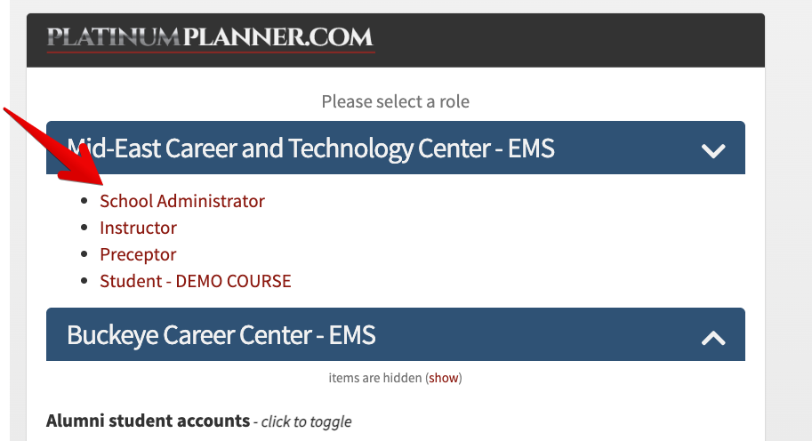(School) Admin Home – Platinum Education Knowledgebase