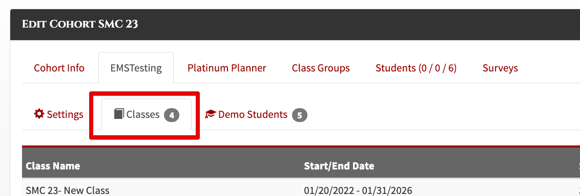 (School) Reopening a Cohort and Class – Platinum Education Knowledgebase