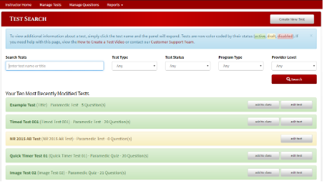 (Instructor) Adding, Editing & Reviewing your Tests [Testing ...